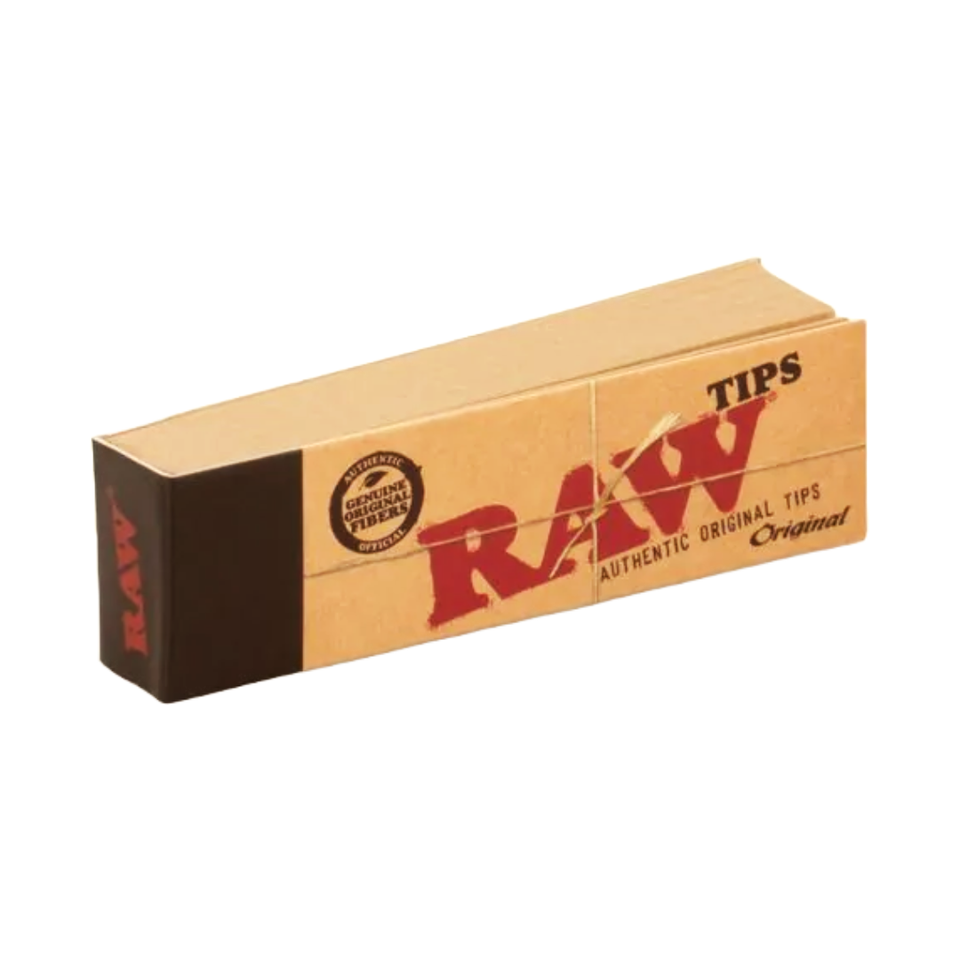 RAW Unbleached Rolling Paper Roach Tips Booklets Authentic Original ...