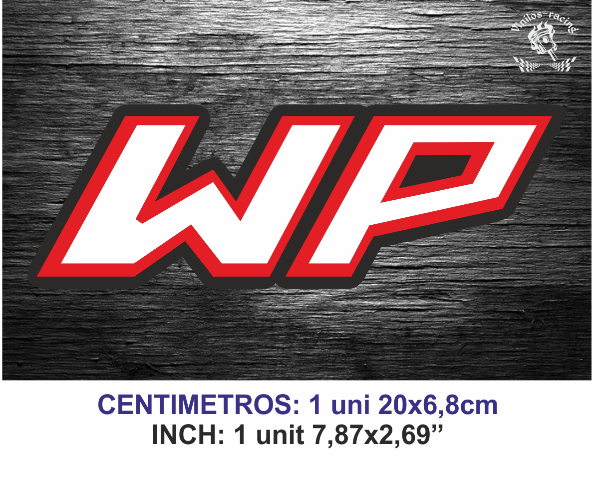WP (WP2) Suspension Vinilo Sticker Decal Vinyl Autocollant Auftkleber ...