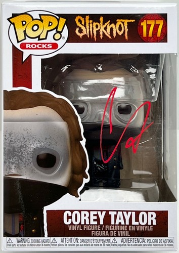 Corey Taylor Signed Slipknot Funko Pop #177 BAS X38912 | eBay