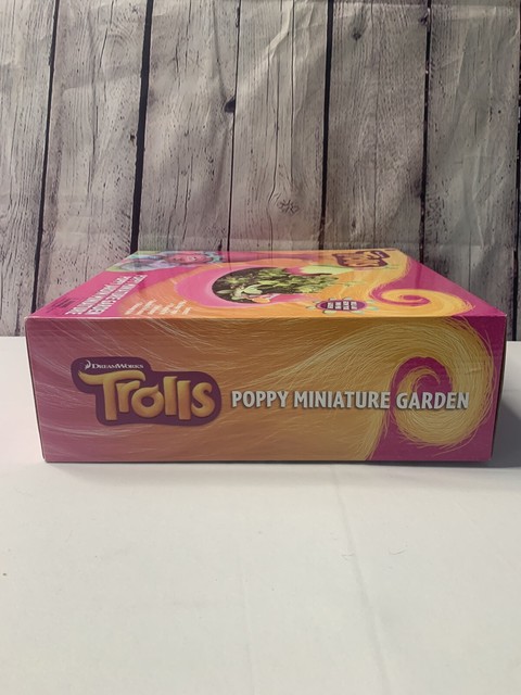 DreamWorks Trolls Poppy Mini Figure Succulent Plant Pot Miniature ...