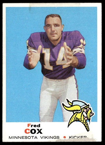 1969 Topps #217 Fred Cox Football | eBay