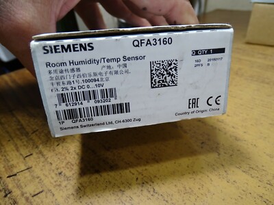 Siemens QFA3160 Temperature & Humidity Sensor | eBay