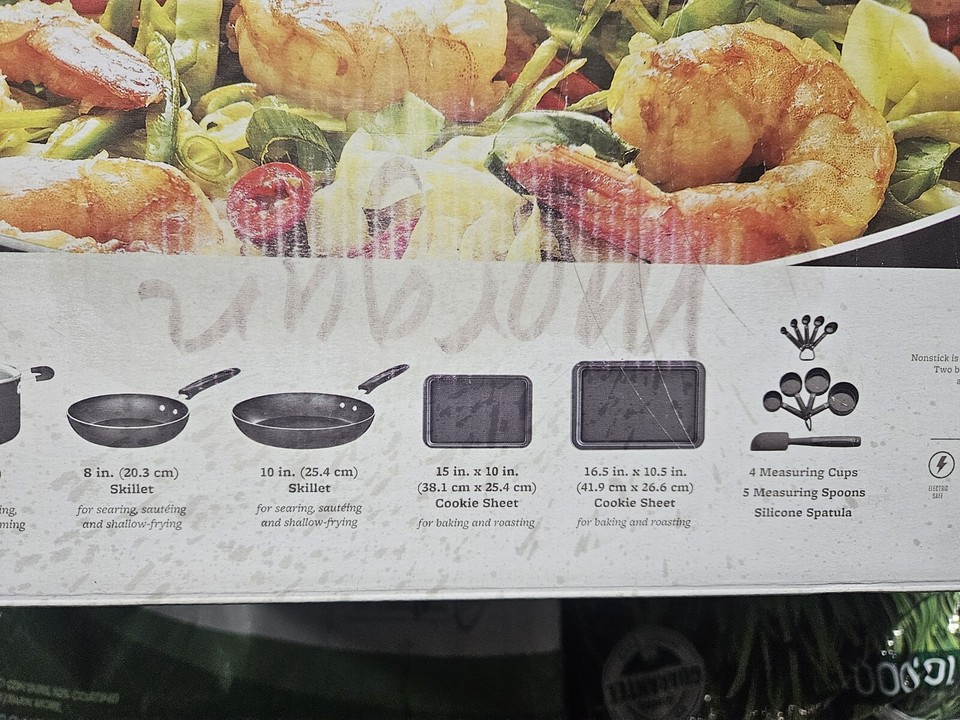 Food Network Cookware Set 22 Piece Aluminum | eBay