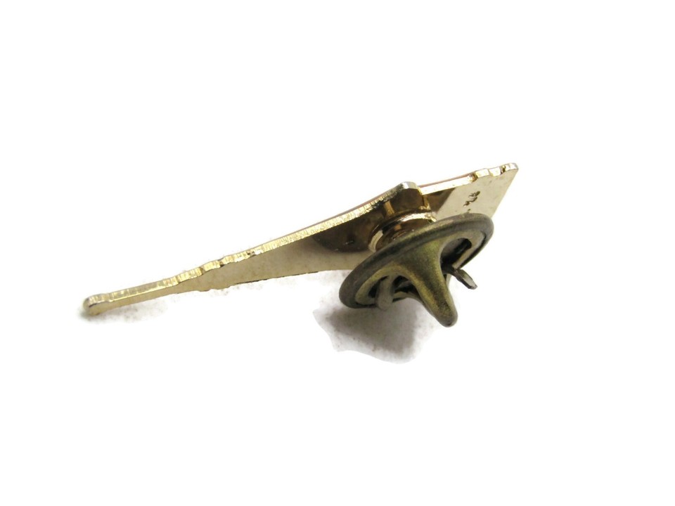 Building Top Pin Grey Roof & Gold Tone | eBay