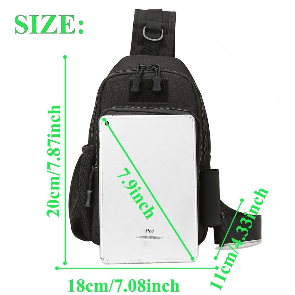 Fishing Sling Bag - Small Fishing Tackle Storage Bags with Rod ...