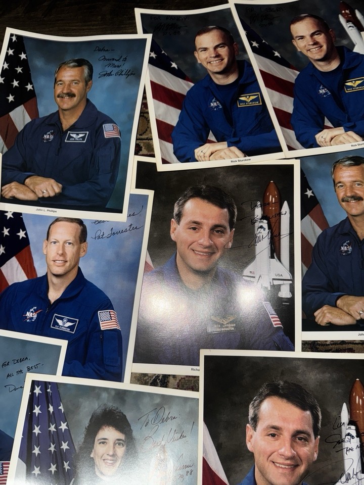 Rare Lot of NASA Memorabilia, Autographed By Astronauts, Pins. Pencils ...