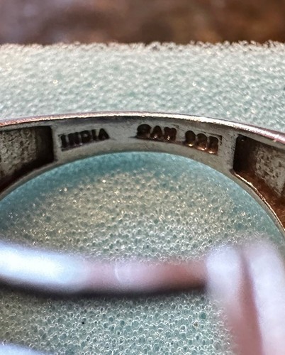 Estate Jewelry Vintage SAM Co Emerald Cut 925 Sterling Silver Smoky ...