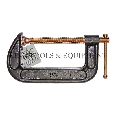 New KING 5 Inch C Clamp, Strong Grip Iron Body Copper Plated Steel ...
