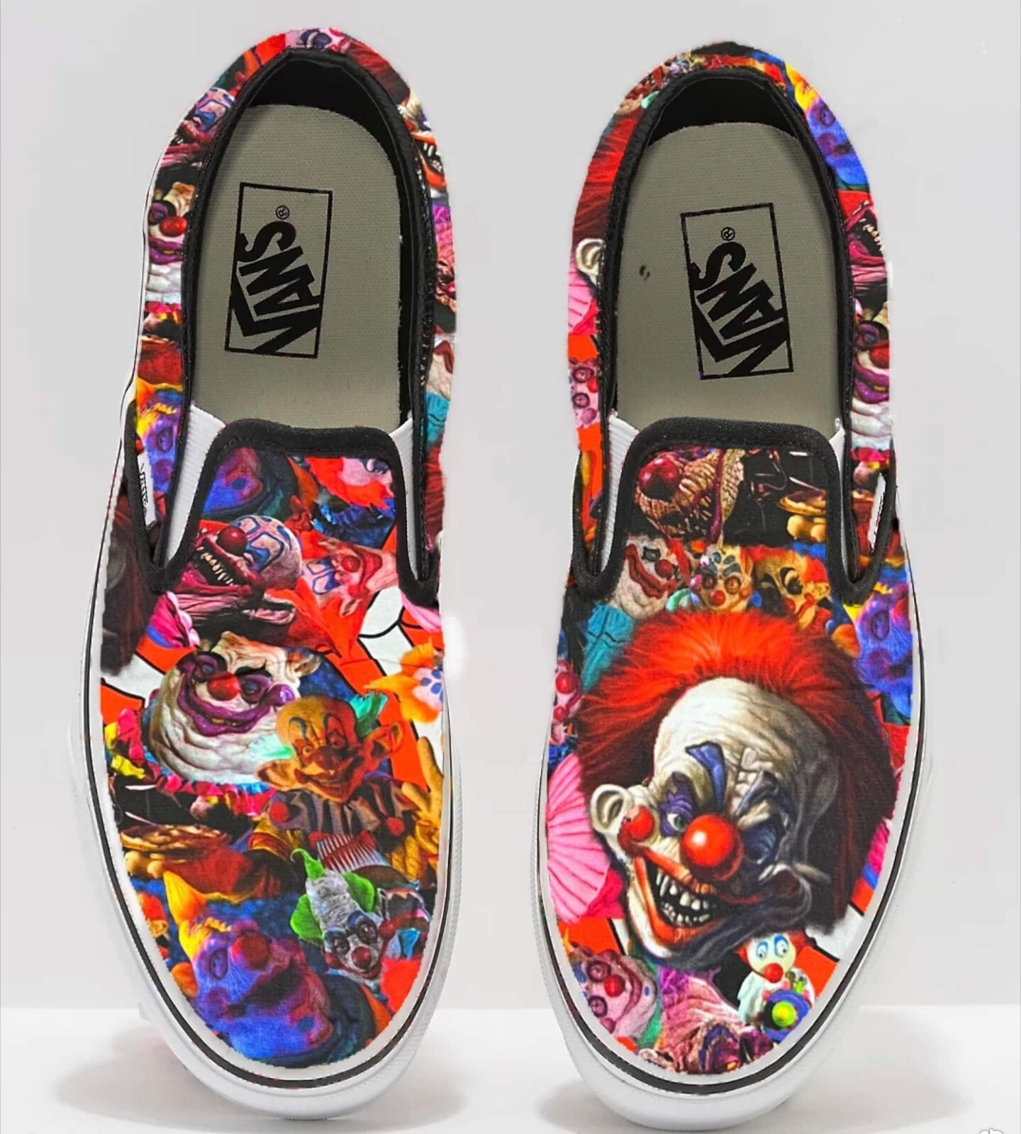 VANS Shoes Horror Clowns Hand Detailed Women's ANY size available | eBay