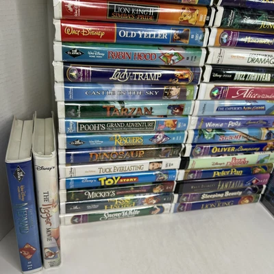 VHS Lot (48) Disney/Pixar Kids Animated/Live | Grelly USA