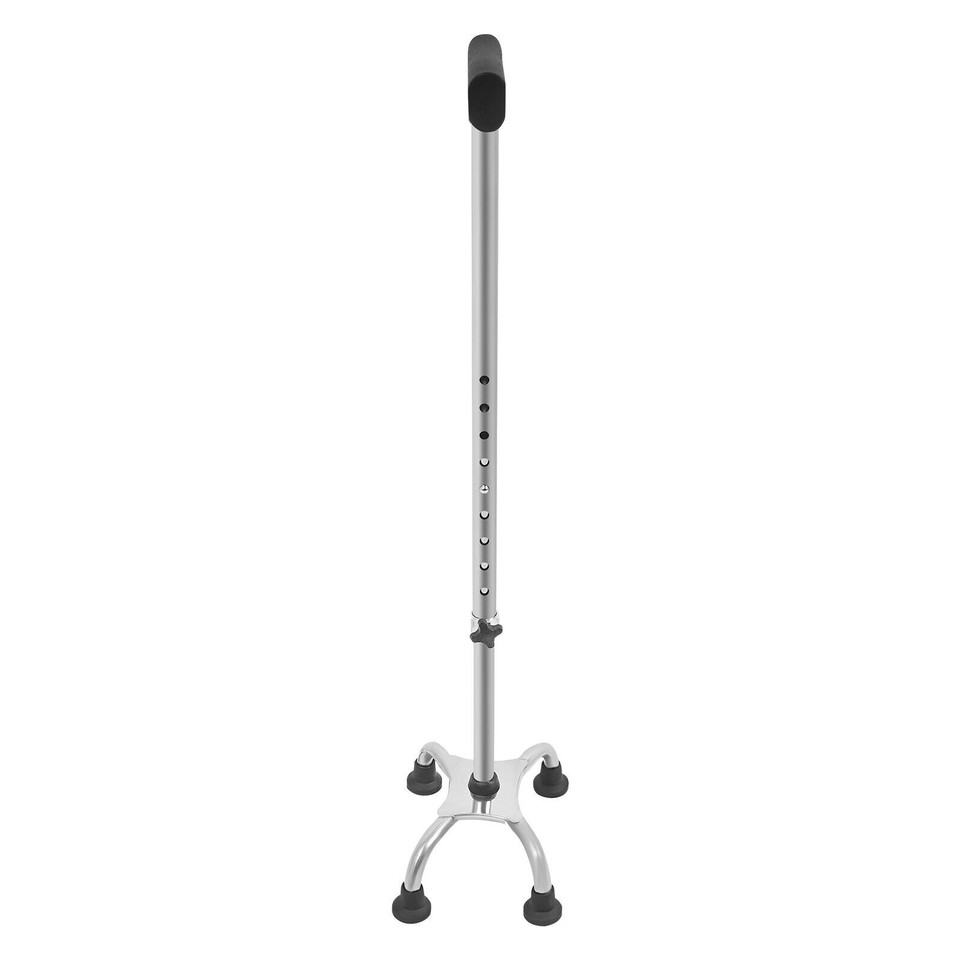 Walking Stick with 4 Feet, Adjustable Walking Aid, Walking Stick with 4 ...