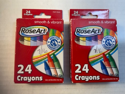 2 Packs of 24 each Rose Art Crayons New from 2016 | eBay