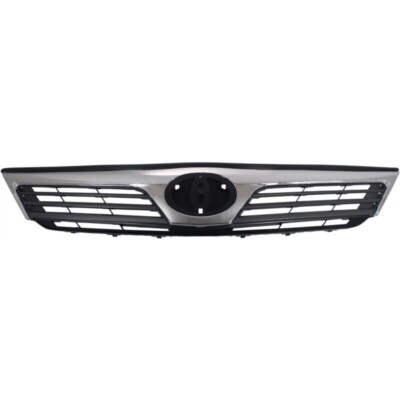 New Grille Chrome Shell w/ Black Insert Fits 2012-2014 Toyota Camry ...