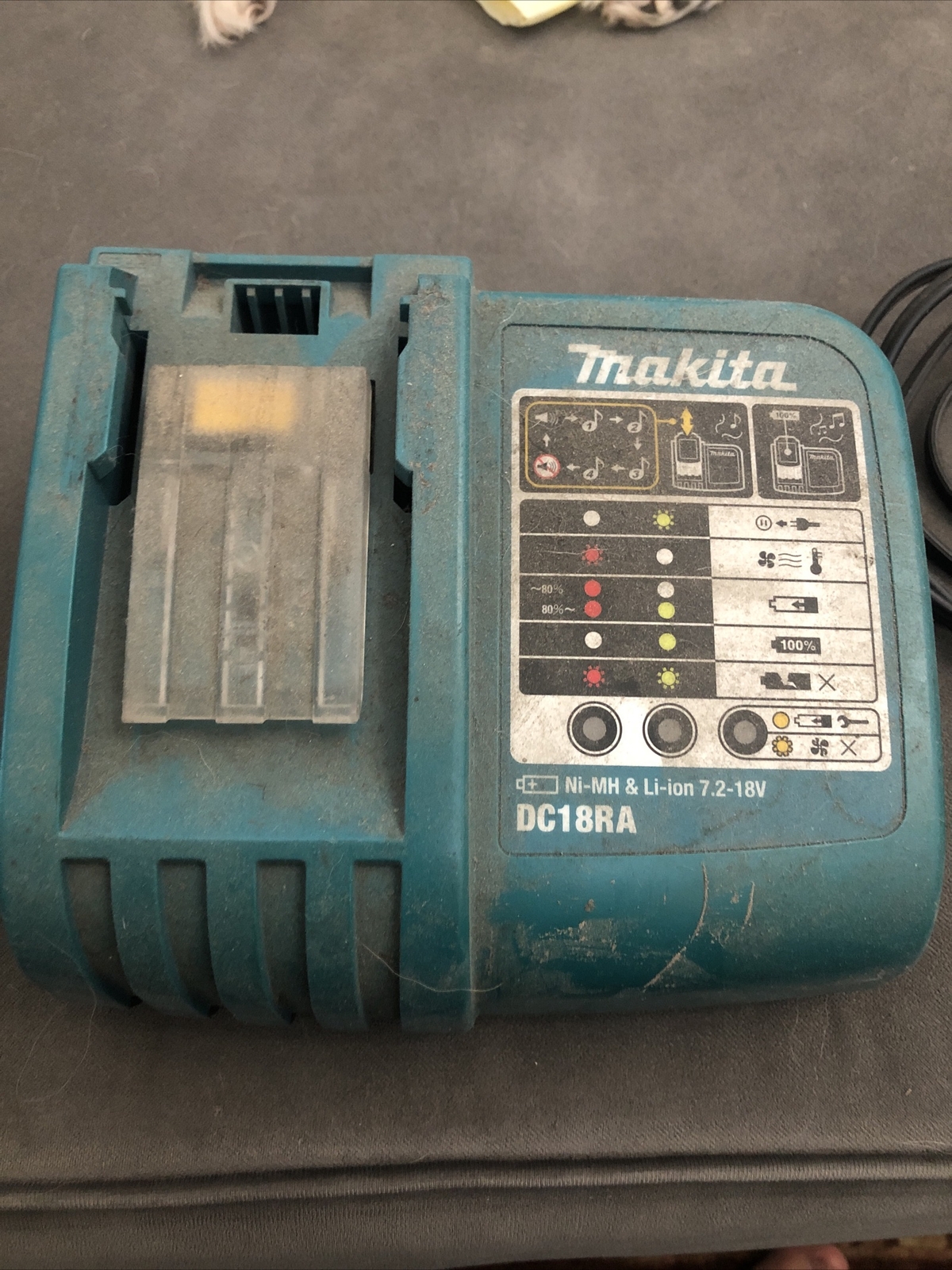 Makita DC18RA S Ni-MH Li-ion 7.2V-18V Charger (Used) | eBay