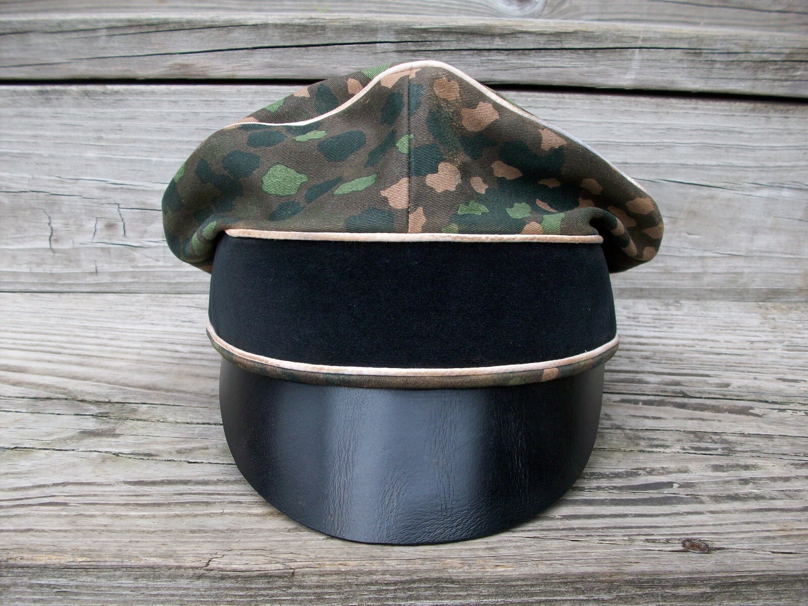 WW2 GERMAN "ELITE"INFANTRIE, DOT 44 CAMO "CRUSHER" CAP (REPLICA) | eBay