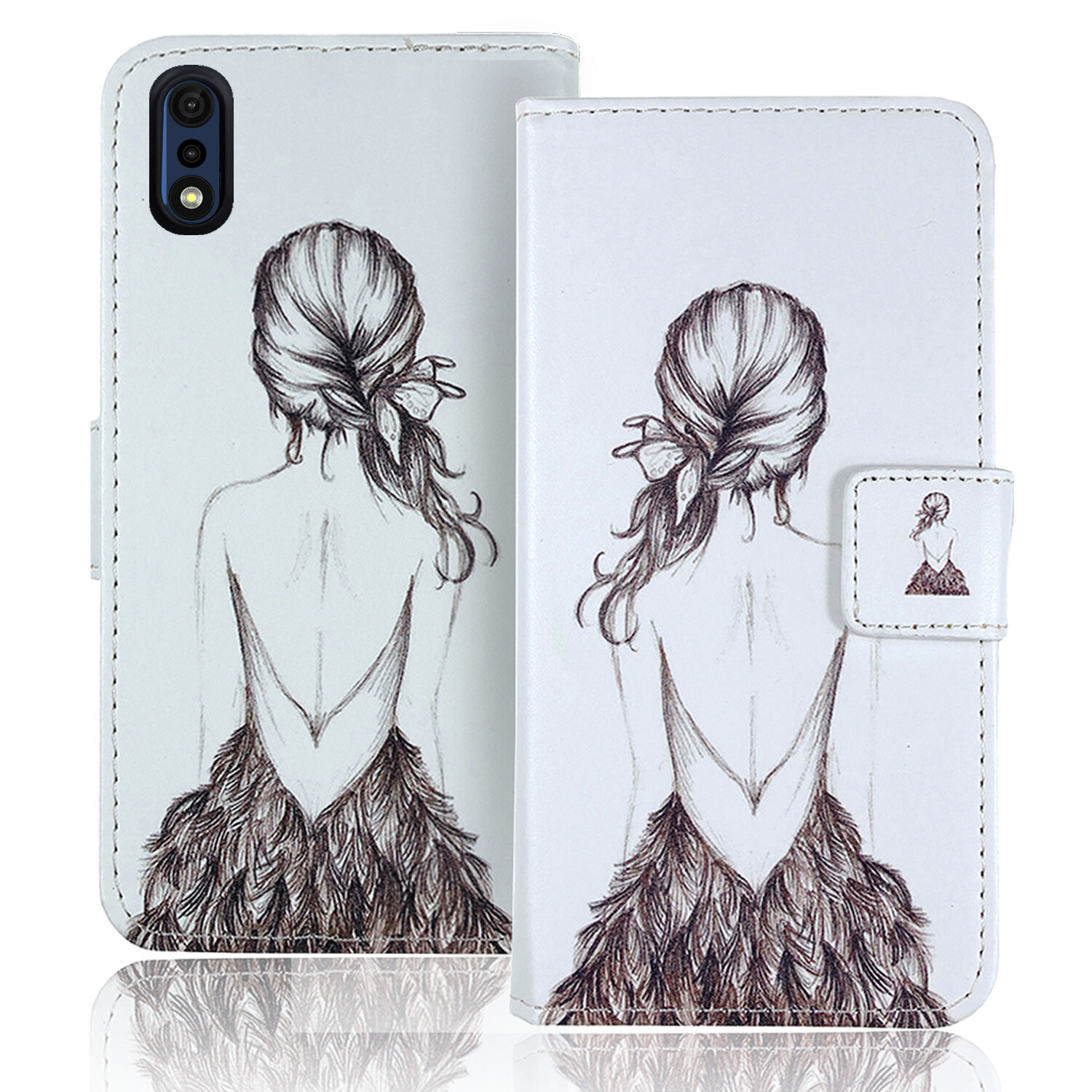 Case For IMO Q5 5.5 inch - PU Leather Flip Case Skin Protective TPU ...