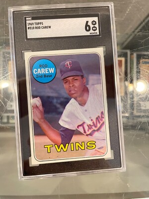 1969 TOPPS #510 ROD CAREW MINNESOTA TWINS BASEBALL CARD SGC 6 EX/MT | eBay
