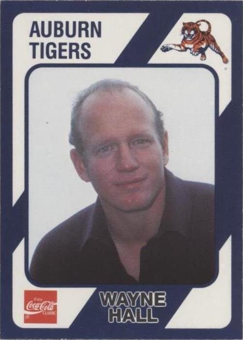 1989 Collegiate Collection Auburn Tigers - Wayne Hall #75 (RC) for sale ...