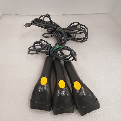 Lot of 3 Symbol LS1203 Barcode Scanner Wired USB LS1203-CR10007R | eBay