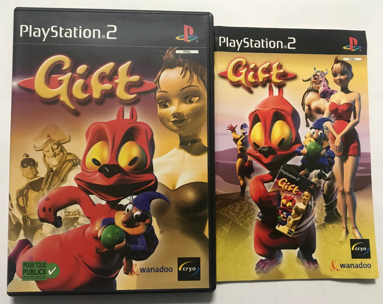 Gift PlayStation 2 PAL - Prix - Photo - Présentation