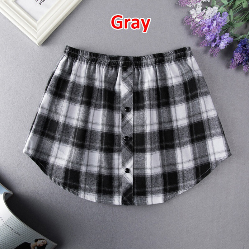 Women Mini Shirt Tail Skirts Blouse Hem Detachable Underskirt Extender ...