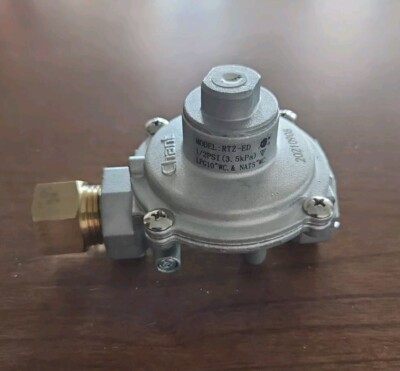 Gasland Gas Pressure Regulator 1/2" NPT In/Out Gas Pipe for LP/NG Gas ...
