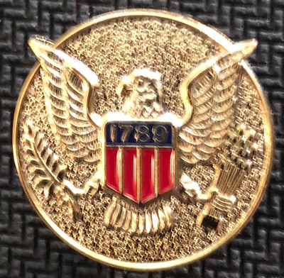 USMS - US Marshals Service 3/4in badge center VERY RARE gold version ...