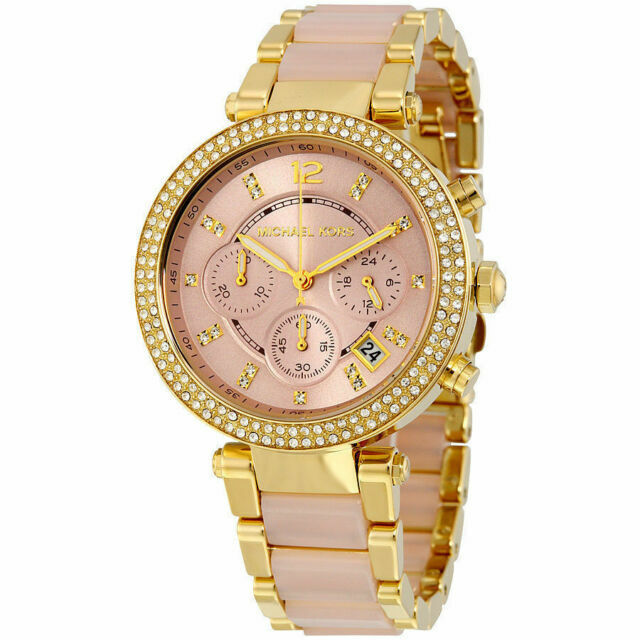 Michael Kors Parker Gold Women's Watch - MK6326 for sale online | eBay
