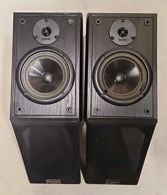 INFINITY SS 2001 Sterling Series Black Pair Bookshelf Speakers 2-way | eBay