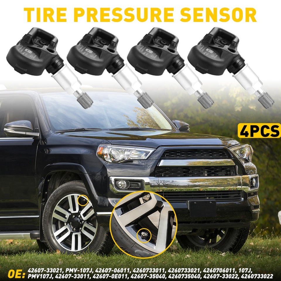 4Pcs Tire Pressure Monitor Sensor 4260706030 TPMS For TOYOTA Camry ...