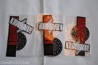 SOUNDGARDEN TOUR STICKERS x 9 NEW OFFICIAL RARE SUPERUNKNOWN KING ...