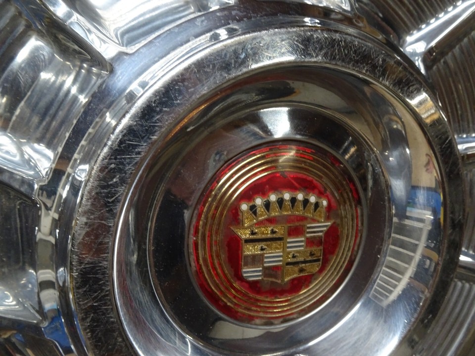 1957 Cadillac Hub Caps 15" Set of 4 Caddy Wheel Covers Hubcaps 57 | 15 ...