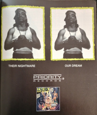 ICE-T Home Invasion Priority Records ORIGINAL (UNFRAMED) 1993 magazine ...