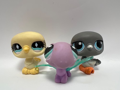 LPS 316, 356, 1212 Pigeon Dragonfly Lot of 3 #251 Littlest Pet Shop | eBay
