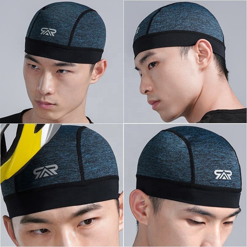 Moisture Wicking Cooling Skull Cap Helmet Inner Liner Beanie Dome Cap ...