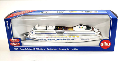 Siku 1:1400 1720 Kreuzfahrtschiff AIDAluna Alloy Diecast Ships Model ...