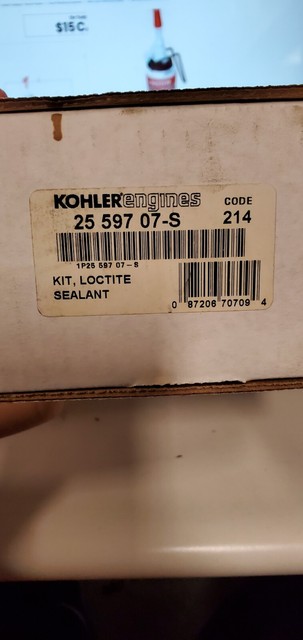 Kohler 25 597 07-s Loctite Sealant for sale online | eBay