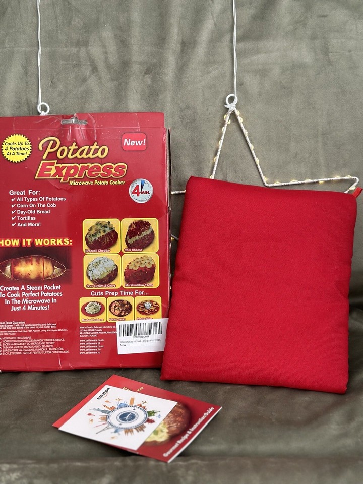Potato Express Microwave Potato Cooks In 4 Minutes - Brand NEW - As ...