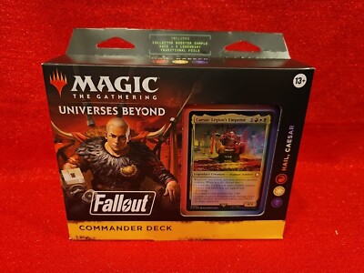 MTG MAGIC THE GATHERING FALLOUT HAIL CAESAR COMMANDER DECK RELEASE 3/8 ...
