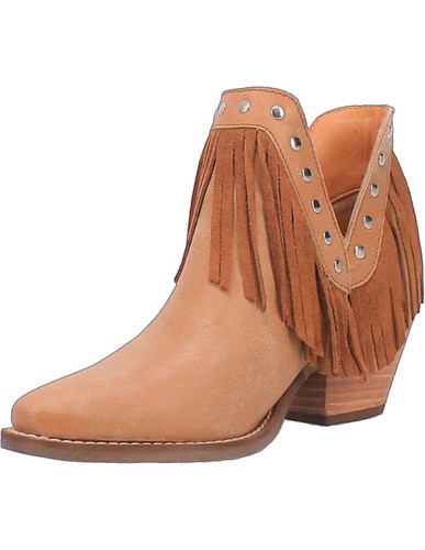 Dingo Western Boots Womens Fine N' Dandy Fringe Studs Ankle DI186 | eBay