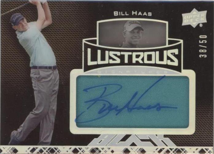 2014 Upper Deck Exquisite Collection - Ud Black Bill Haas #47 /50 (AU ...