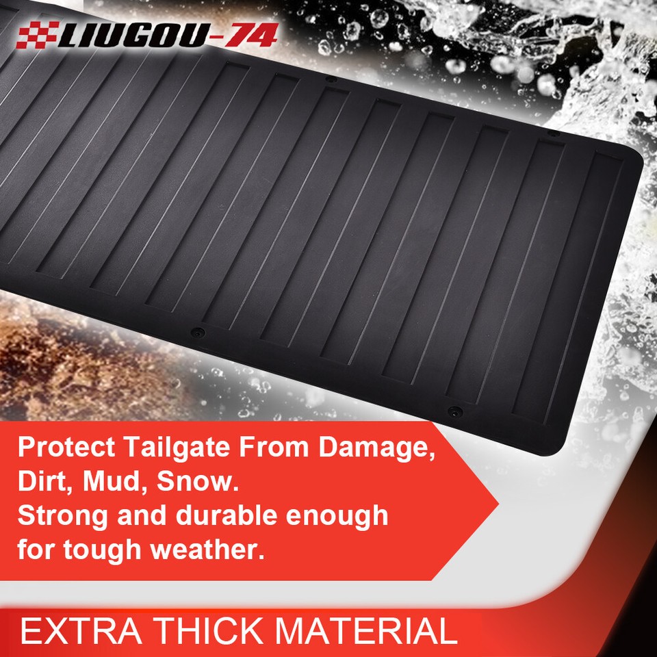 Truck Tailgate Mat Pad Cargo Liner Protector Thick Heavy Duty Rubber ...