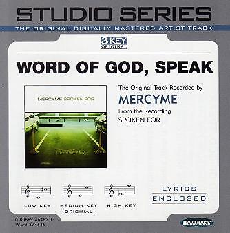 Word Of God, Speak - MercyMe - Accompaniment Track | eBay