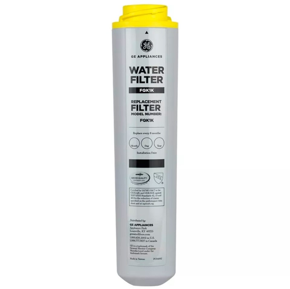 1 PACK GE FQK1K Under Sink Refrigerator Replacement Water Filter ...