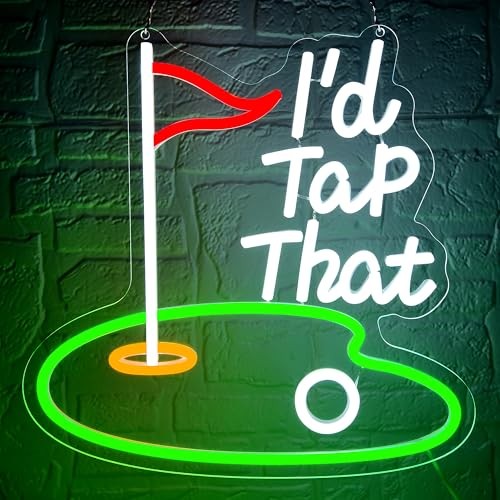 Golf Neon Sign for Wall Decor Golf Neon Light for Man Cave Dimmable ...