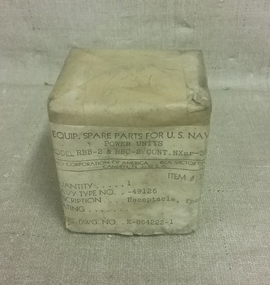 Vintage RCA US Navy Spare Parts Female Receptacle Item #142 | eBay