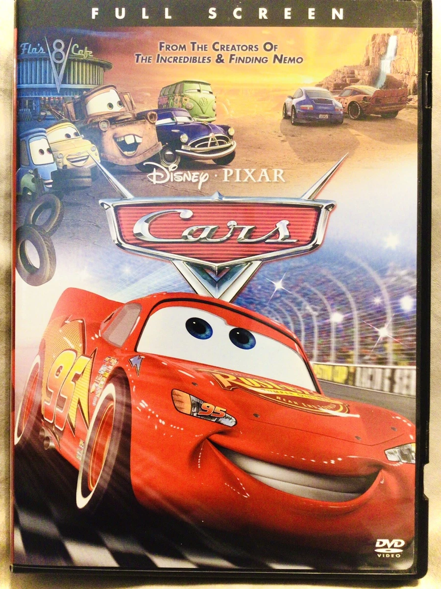 Disney Pixar Cars Dvd 2006 Full Frame