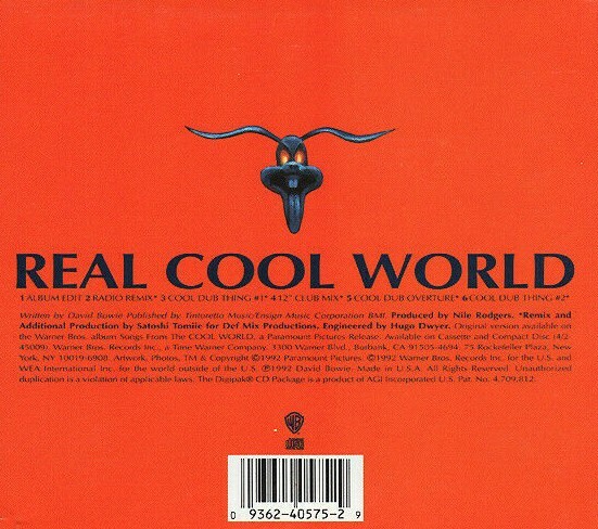 Real Cool World [Single] by David Bowie (CD, Nov-1992, Warner Bros ...