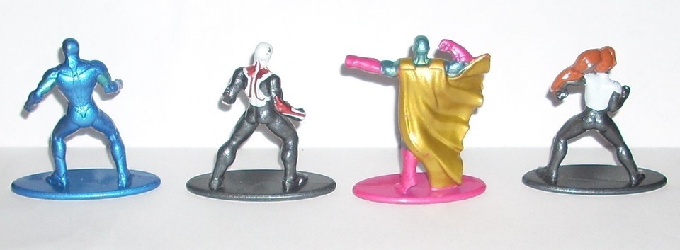 Jada Marvel Metalfigs Nano Vision Spider-Man 2099 Spider-Girl Stealth ...