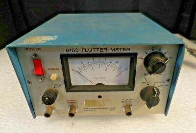 Data Measurements Corporation Model 8155 Flutter Meter (115/230 VAC, 50 ...